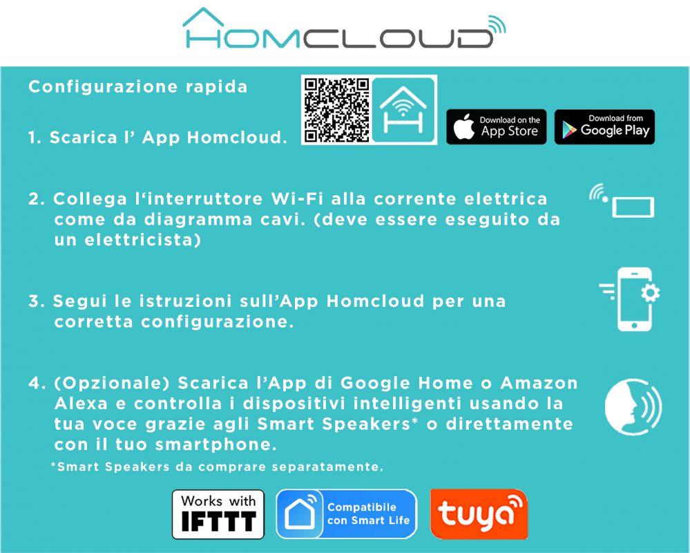 HomCloud - Modulo Dimmer Intelligente Wi-Fi da incasso - CSmarty ...